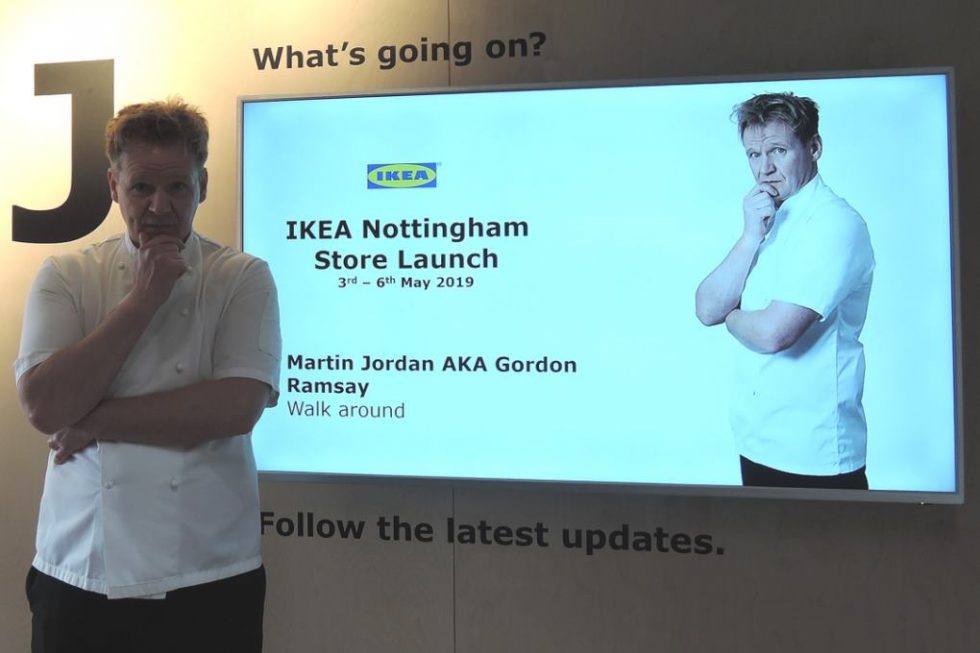Grand Opening - Gordon Ramsay Lookalike